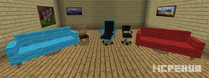 Мод Decoration Addon для Minecraft PE