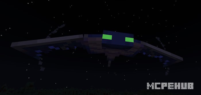 Мод Phantom+ для Minecraft PE