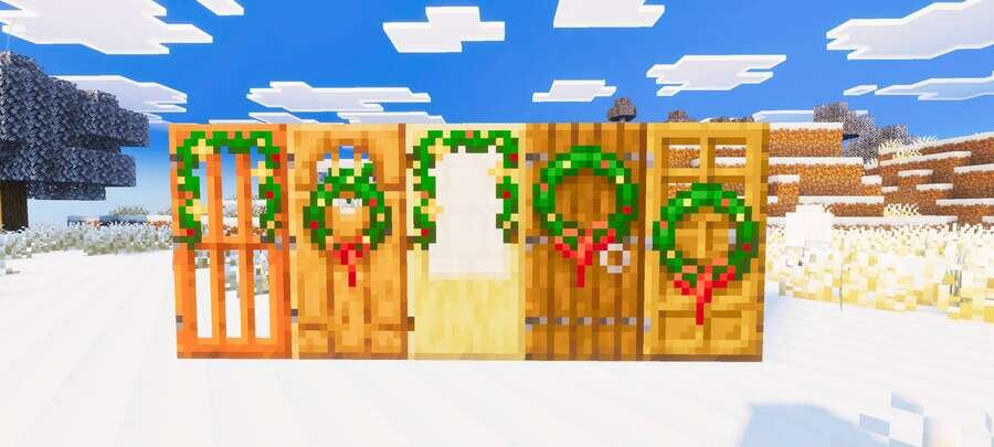 Текстуры Christmas Theme для Minecraft