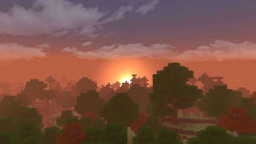 Шейдеры RG Shader для Minecraft